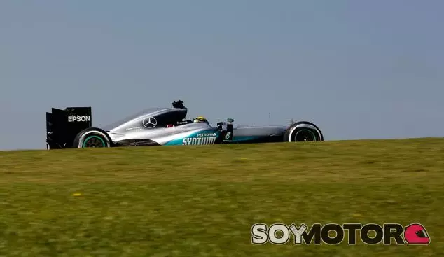 Lewis Hamilton in Brazil