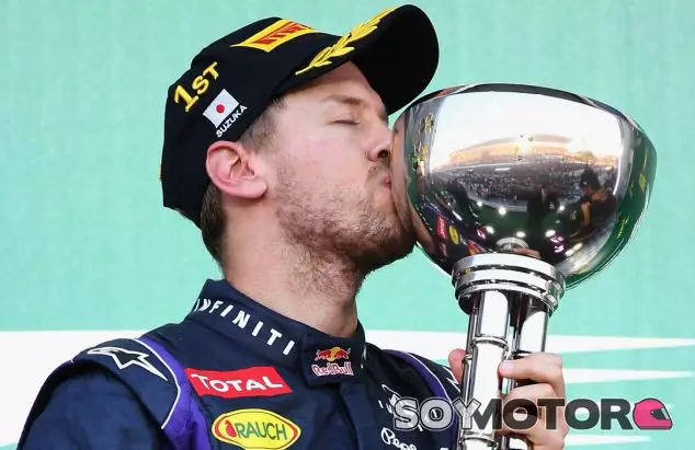 Sebastian Vettel ใกล้กับตำแหน่งที่สี่ของเขาด้วยชัยชนะในญี่ปุ่น - LaF1