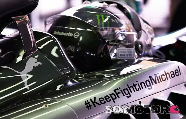 Silt #KeepFightingMichael jääb Mercedes W05-le – LaF1.es