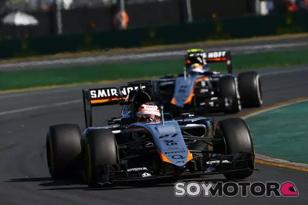 Nico Hülkenberg și Sergio Pérez în Australia - LaF1