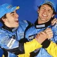 Jarno Trulli e Fernando Alonso quando eram companheiros de equipe na Renault - LaF1.es