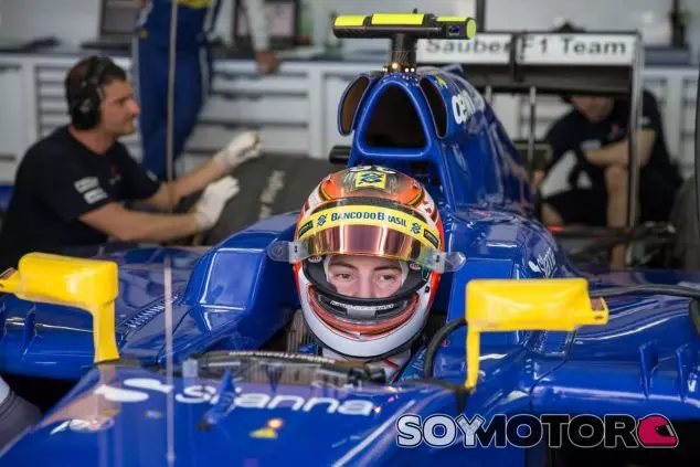 Raffaele Marciello o se a kene ho Sauber C34 ho FP1 ea GP ea Malaysia - LaF1