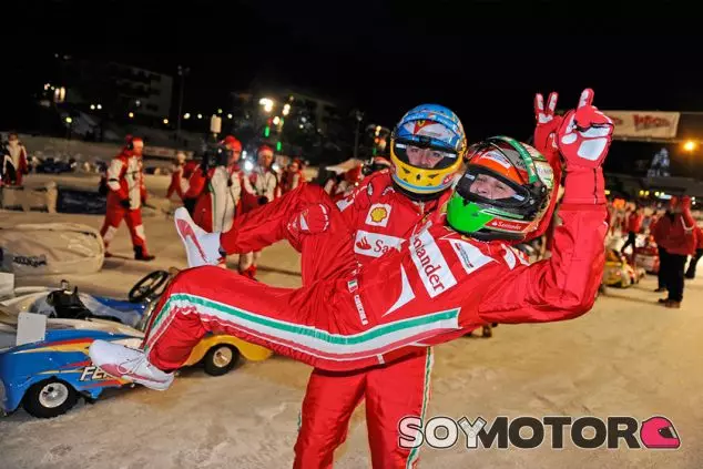 Fernando Alonso és Giancarlo Fisichella a Wrooomban