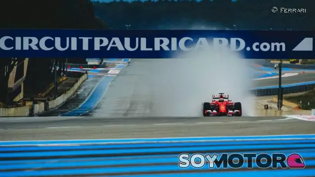 Ferrari ระหว่างการทดสอบ Pirelli ใน Paul Ricard - SoyMotor