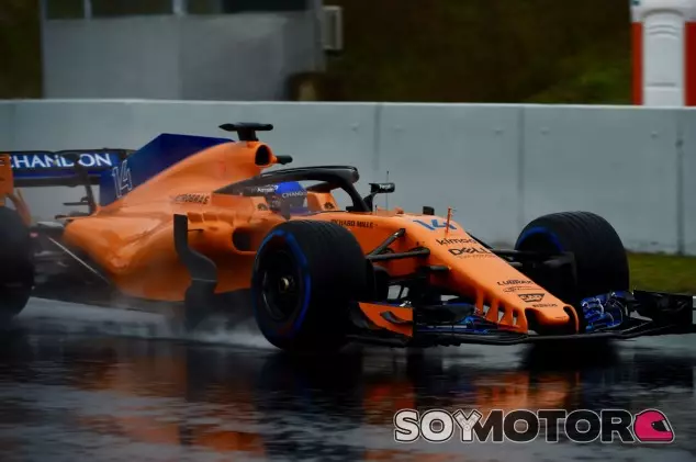 Fernando Alonso á prófdegi 3 í Barcelona