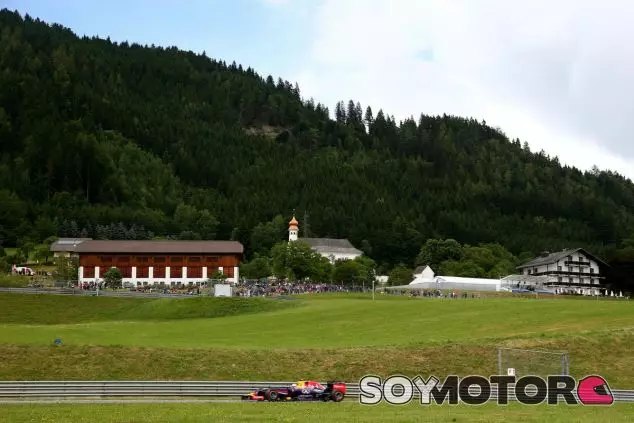 Daniel Ricciardo during last year's Austrian GP - LaF1