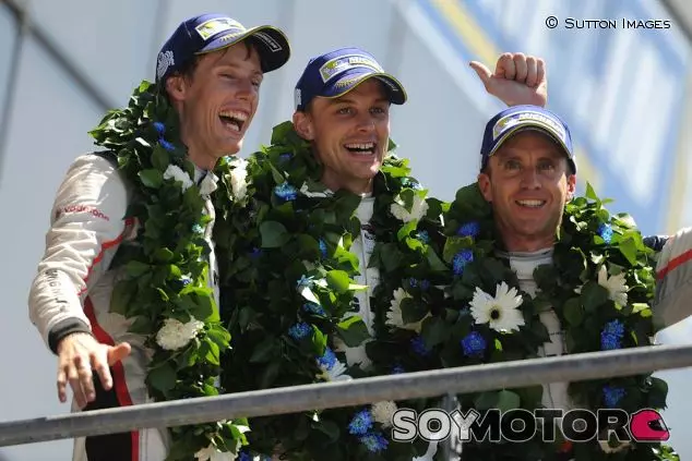 Timo Bernhard, Earl Bamber na Brendon Hartley na Le Mans