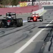 Fernando Alonso ndi Kimi Räikkönen mu mayeso a Barcelona - LaF1