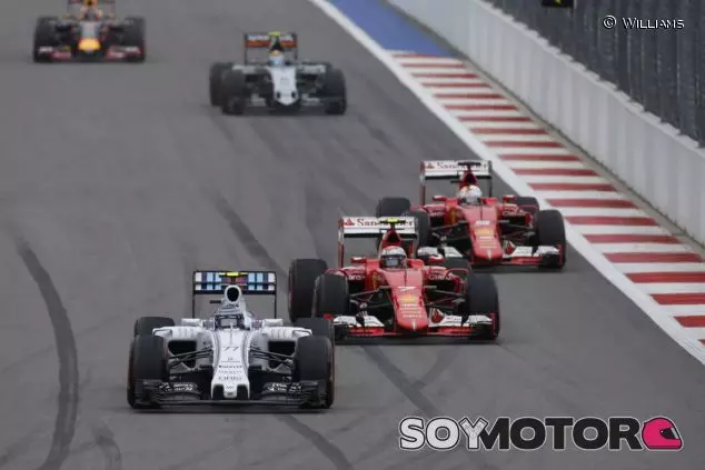 Williams kunde inte hålla Ferrari bakom som det gjorde förra säsongen - LaF1