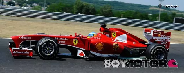 Fernando Alonso di Hungaroring