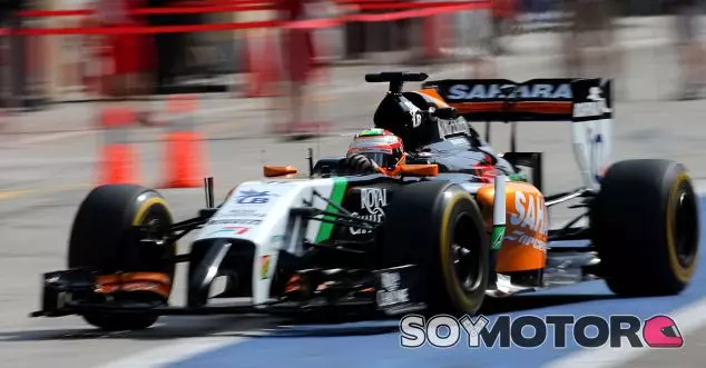 Sergio Pérez encantat amb l'avenç de Force India