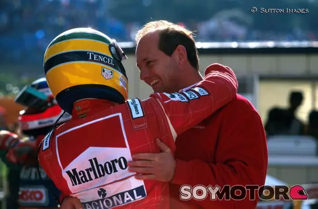 Ron Dennis et Ayrton Senna - LaF1