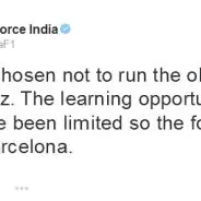 Force India sal nie in die Jerez-toetse wees nie - LaF1.es