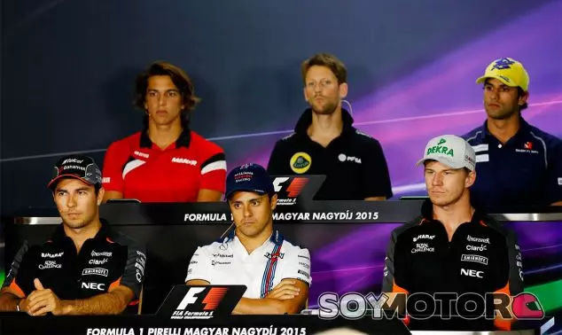 Ang mga protagonista sa press conference - LaF1