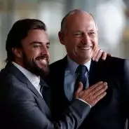 Fernando Alonso dan Ron Dennis pada hari presentasi McLaren - LaF1