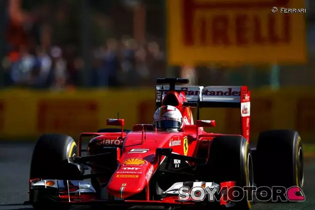 Vettel اپنے SF15-T - LaF1.es میں زیادہ طاقت سے لطف اندوز ہو سکے گا۔