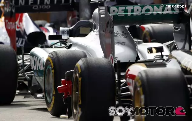 Parc Fermé i le Saina F1 GP 2013