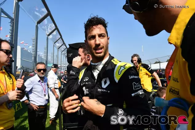 Ricciardo, gegen den umgekehrten Grill: