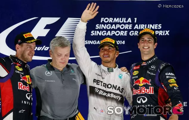 Podium Grand Prix Singapore - LaF1