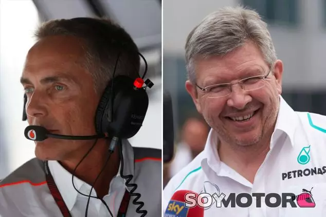 Martin Whitmarsh en Ross Brawn - LaF1