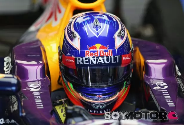 Daniel Ricciardo tamin'ny fitsapana Silverstone