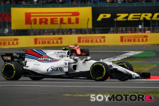 Lance Stroll, a lokacin GP na Burtaniya