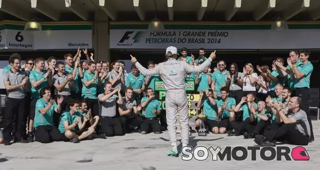 Mercedes op de Braziliaanse GP F1 2014: zondag 93020_1