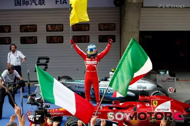 Kinija 2013: septyneri metai nuo priešpaskutinės Alonso pergalės Formulėje 1