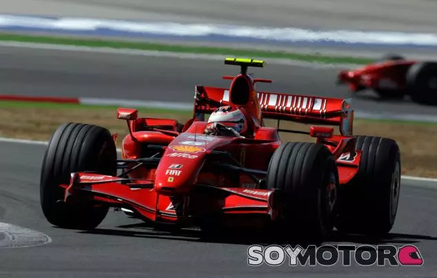 Kimi Räikkönen នៅឯការប្រកួត Grand Prix ទួរគីឆ្នាំ 2007
