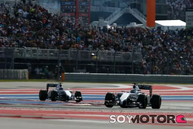 The Williams in 'esses' COTA in 2014 - LaF1