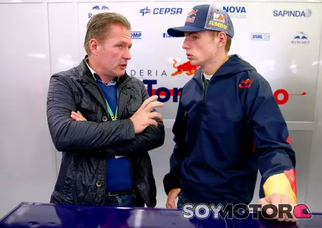 Max Verstappen nrog nws txiv Jos ntawm Spa-Francorchamps - LaF1