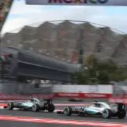 Nico Rosberg dan Lewis Hamilton di Mexico - LaF1