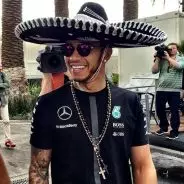 Lewis Hamilton am Mexiko Paddock - LaF1