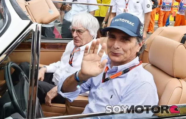 Piquet și Ecclestone în timpul GP Ungariei 2015 - SoyMotor