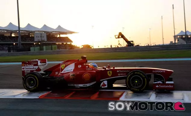 Fernando Alonso na 2013 Abu Dhabi F1 GP - LaF1