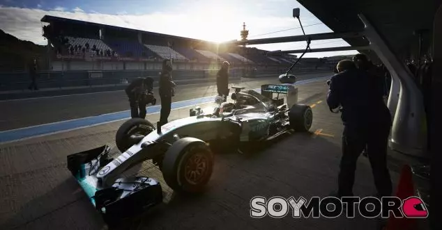 Mercedes W06 у Херэсе - LaF1.es