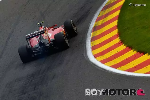 Kimi Räikkönen in België - LaF1