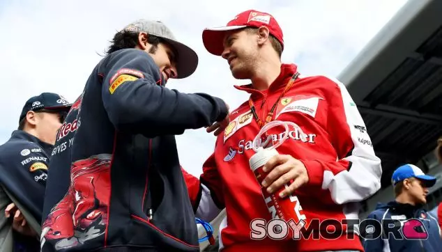 Carlos Sainz sy Sebastian Vettel any Sochi - LaF1