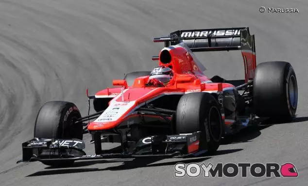 Marussia at the 2013 F1 German GP: Sunday