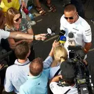 Lewis Hamilton, Monza'da medyaya hitap ediyor