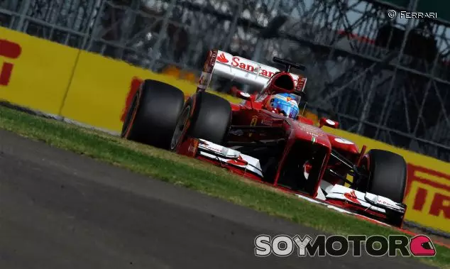 Fernando Alonso ຢູ່ Silverstone