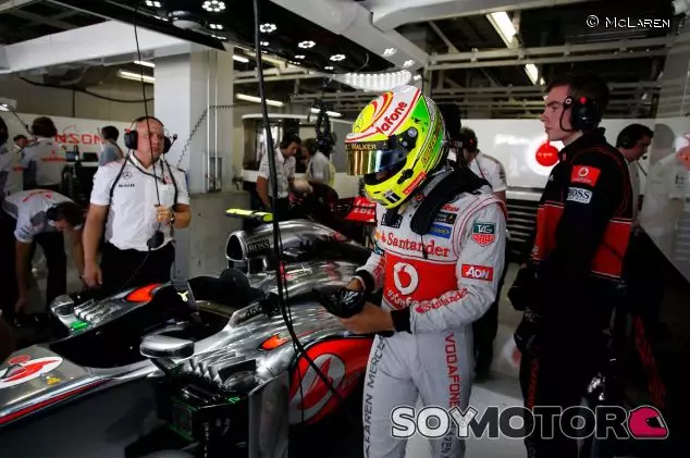 Sergio Pérez dum la Japana Grandpremio - LaF1