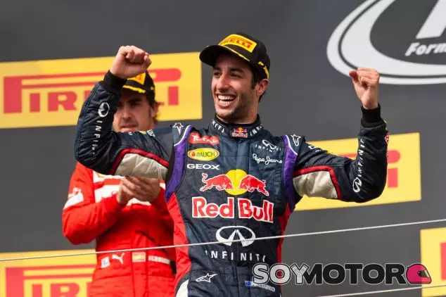 Daniel Ricciardo na postolju u Mađarskoj - LaF1