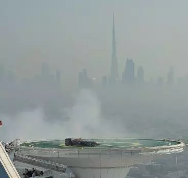 Coulthard has squeezed his car without fearing the 210 meter drop-LaF1