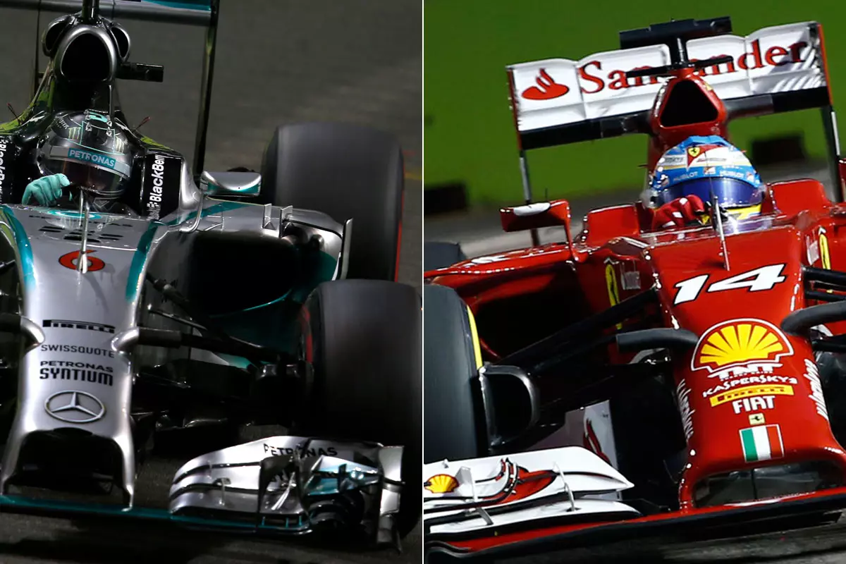 Ny anoloan'ny 2015 dia hitovy amin'ny an'ny Ferrari sy Mercedes