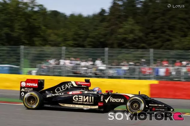 Romain Grosjean ku Belgium - LaF1