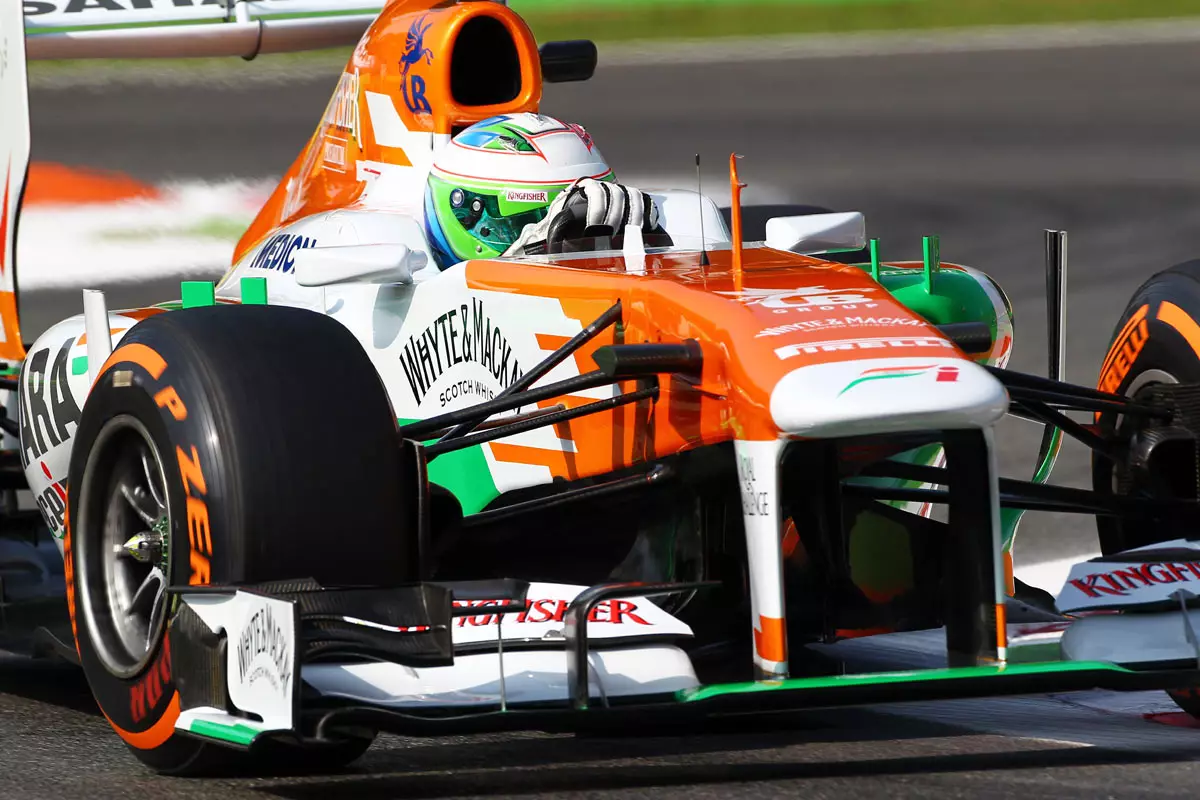 Force India дар мусобиқаи Италия GP F1 2013: Ҷумъа