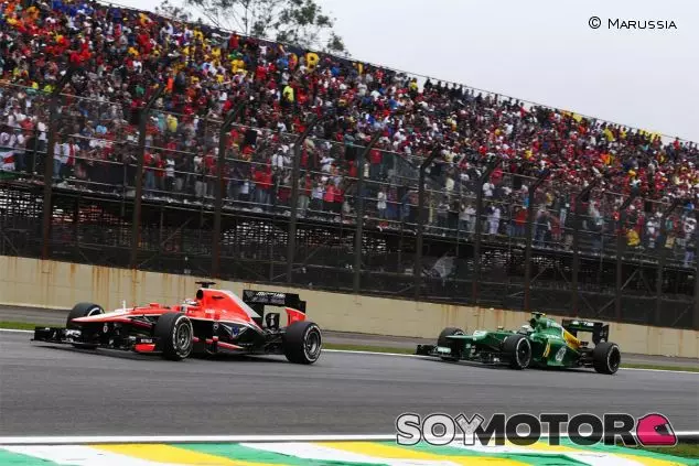 Marussia र Caterham, Interlagos - LaF1 मा प्रतिस्पर्धा गर्दै