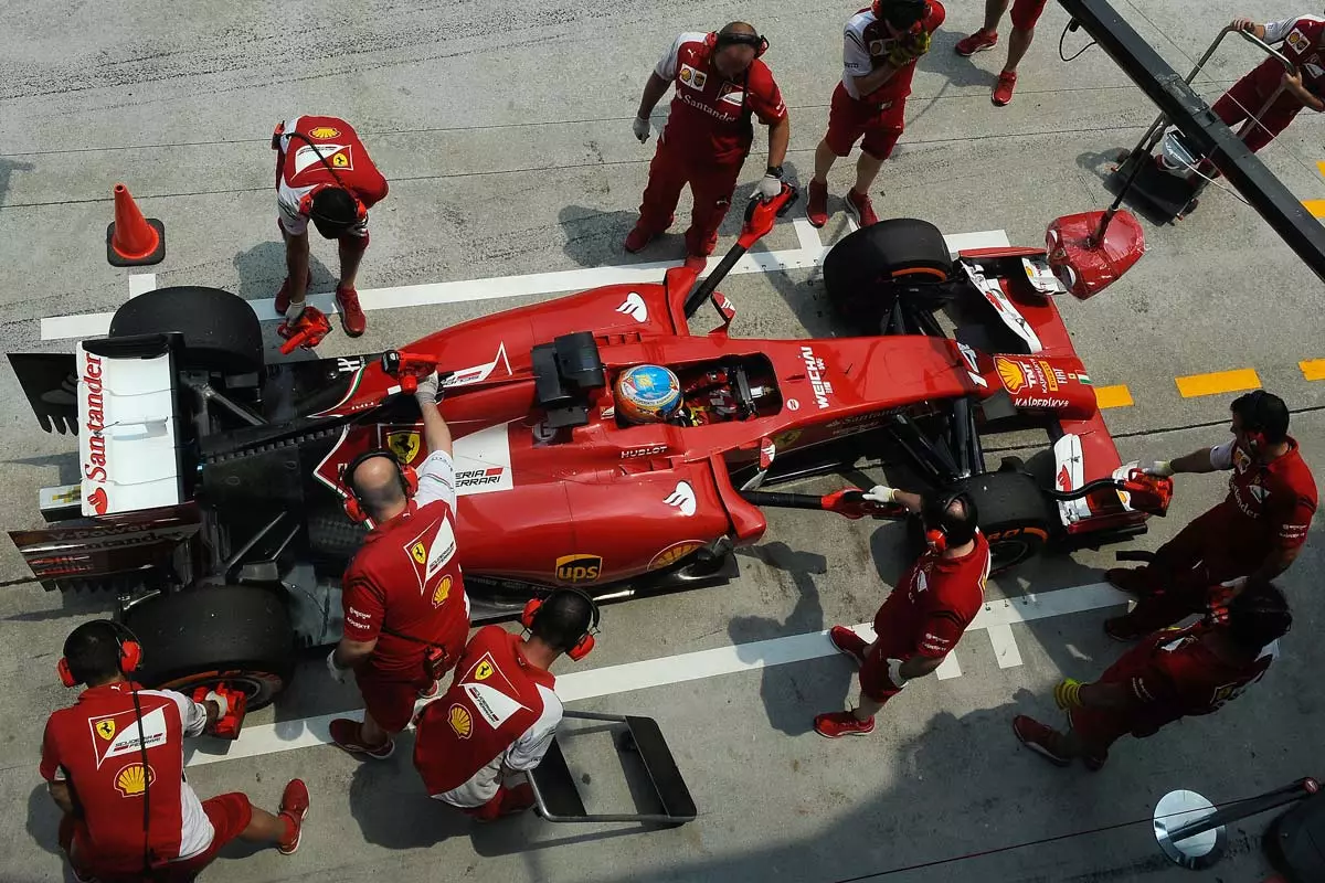 Ferrari na VN Malezije 2013.: petak