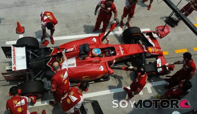 Ferrari al GP della Malesia 2013: venerdì